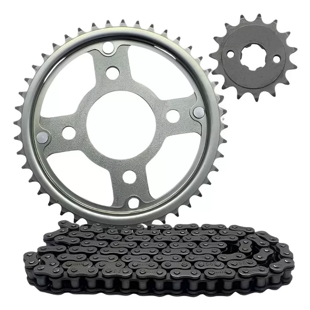 Kit Relação Titan160 Titan 160 Fan160 Fan 160 Aço 1045 S/ Retentor ...