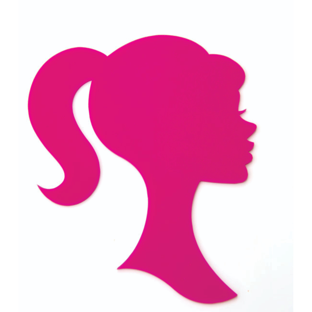 DISPLAY MDF SILHUETA BARBIE ROSA 60 CM | Shopee Brasil