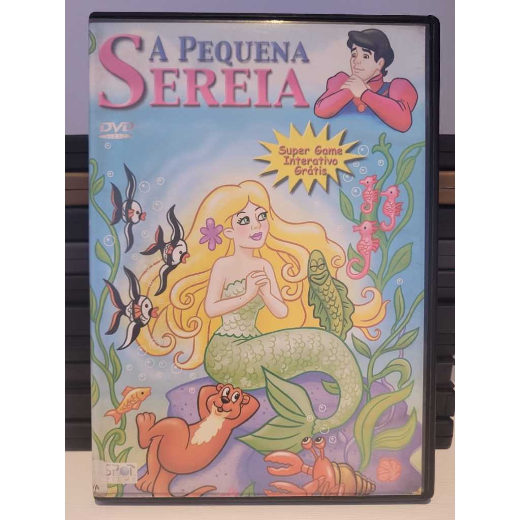 A PEQUENA SEREIA - DVD - Original | Shopee Brasil