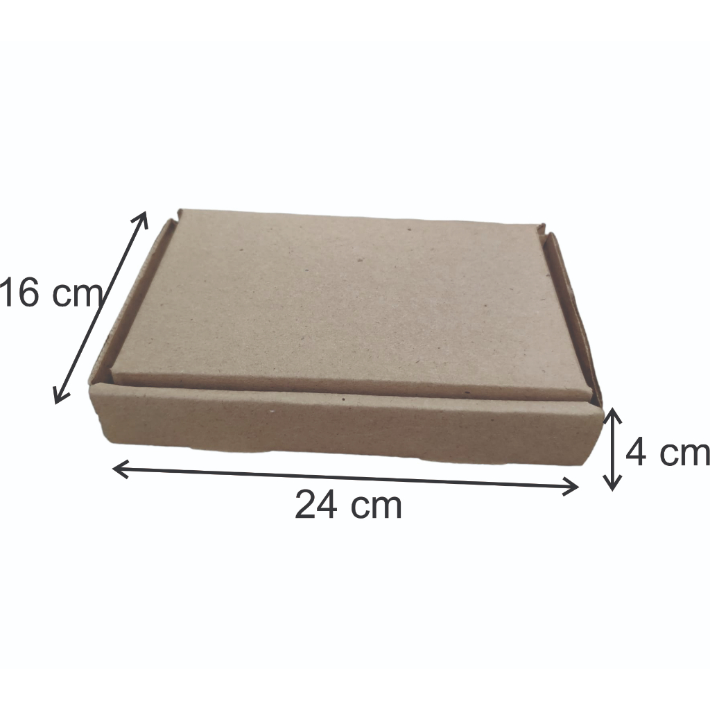 Caixa De Papelão Montável - 24x16x4 cm Ideal para Mini Envio - Kit 25 ...