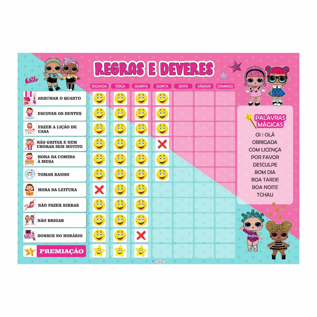 Quadro De Regras Infantil Quadro Educativo Quadro De Incentivo