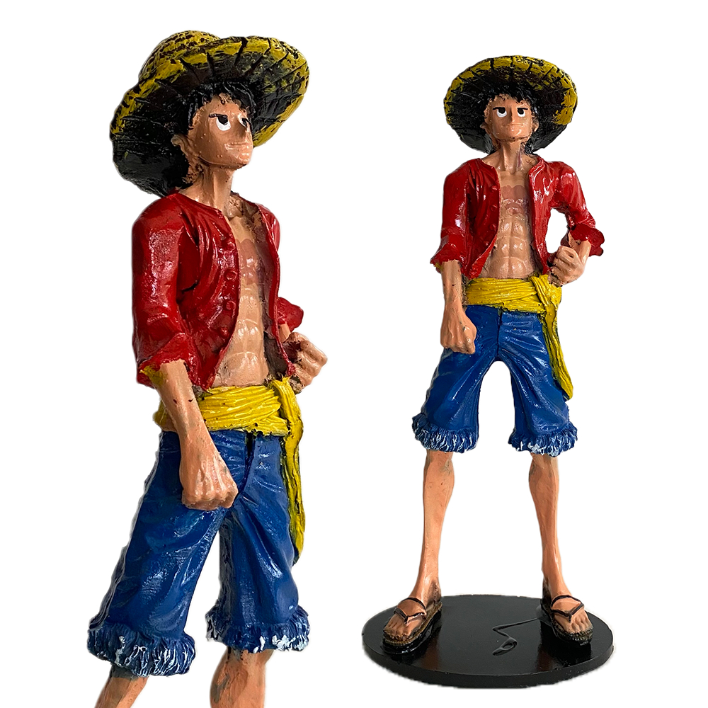 Boneco One Piece Monkey D Luffy - Action Figure em Resina 24cm | Shopee ...