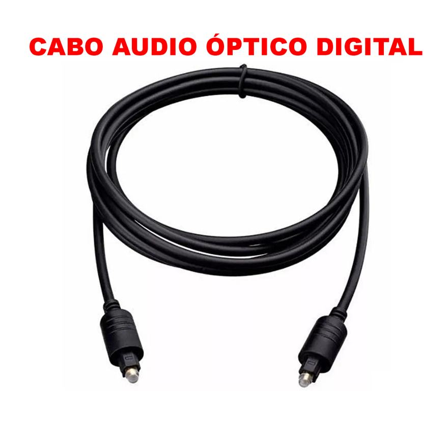 CABO ÓPTICO DIGITAL - FIBRA OPTICA MODELO S/PDIF | Shopee Brasil