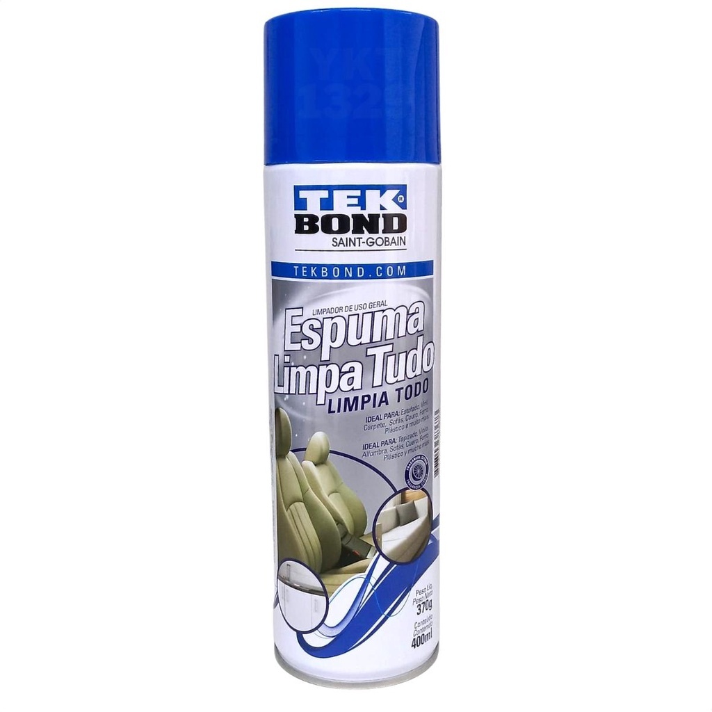 Espuma Limpa Tudo Spray Tek Bond Multiuso Desengripante 400ml | Shopee ...