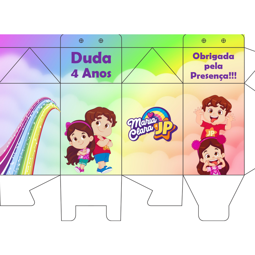 Caixa milk personalizada Maria Clara e jp 10 unidades | Shopee Brasil