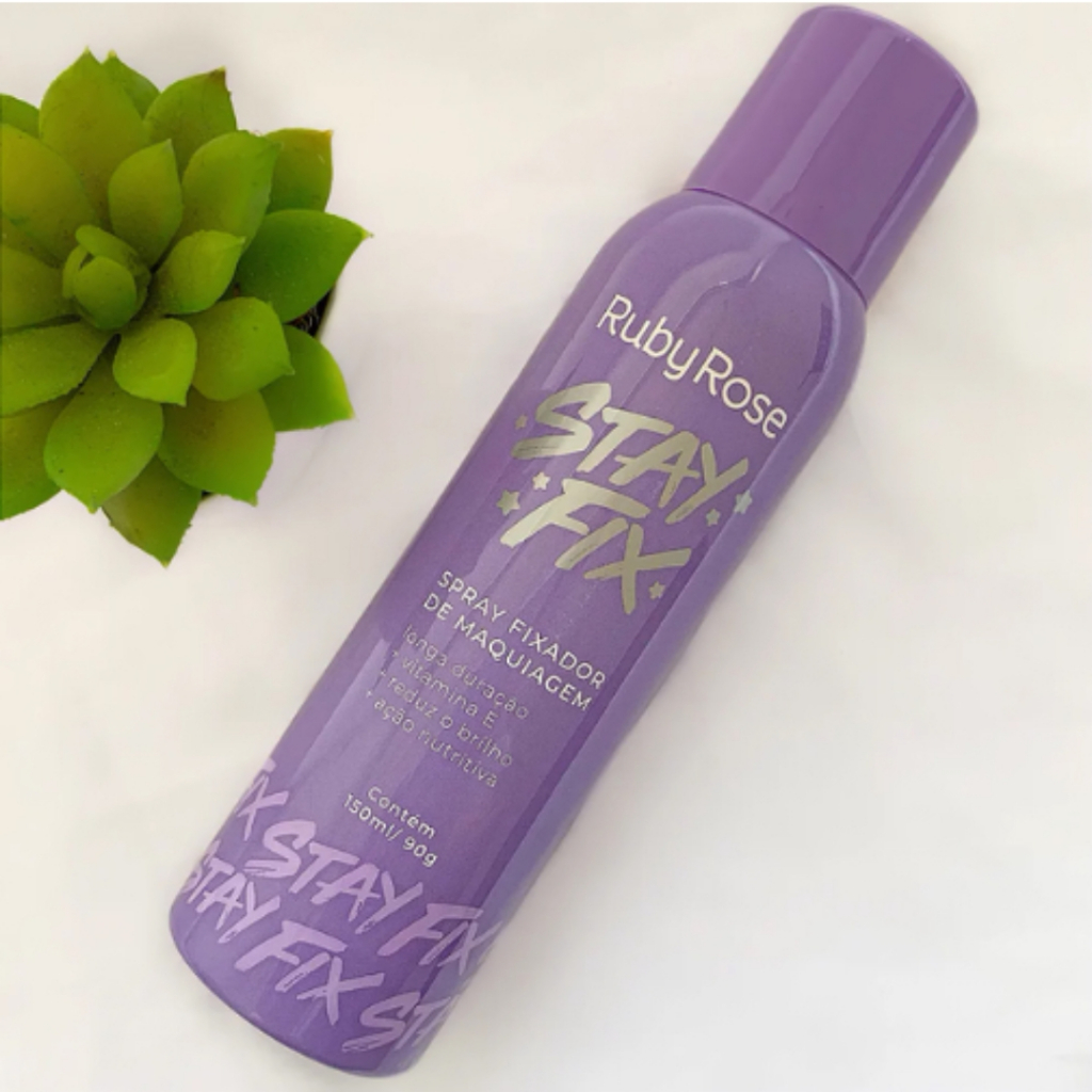 Spray Fixador de Maquiagem Stay Fix Ruby Rose 150 ml | Shopee Brasil