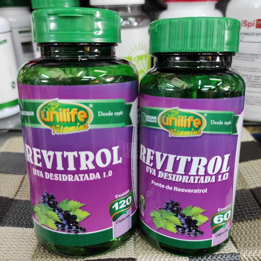 REVITROL UVA DESIDRATADA 60 cápsulas ou 120 cápsulas (Unilife) | Shopee ...