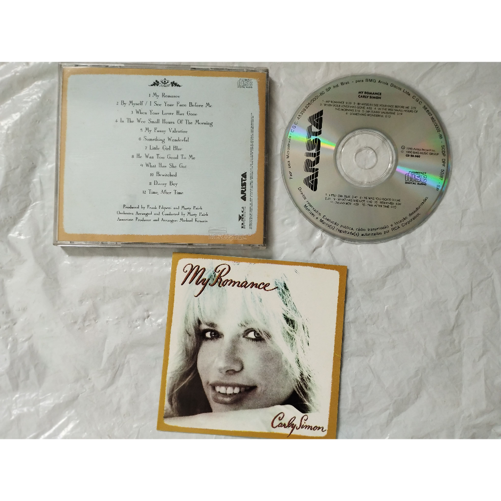 Cd - Carly Simon - My Romance | Shopee Brasil
