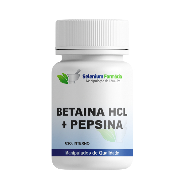 Cloridrato De Betaína 100 Mg + Pepsina 50 Mg 120 Cápsulas | Shopee Brasil
