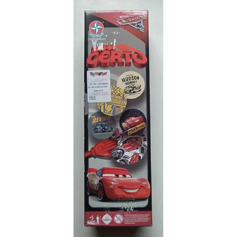 Jogo Tapa Certo filme Carros Disney Pixar da Estrela | Shopee Brasil Jogo Tapa Certo filme Carros Disney Pixar da Estrela | Shopee Brasil