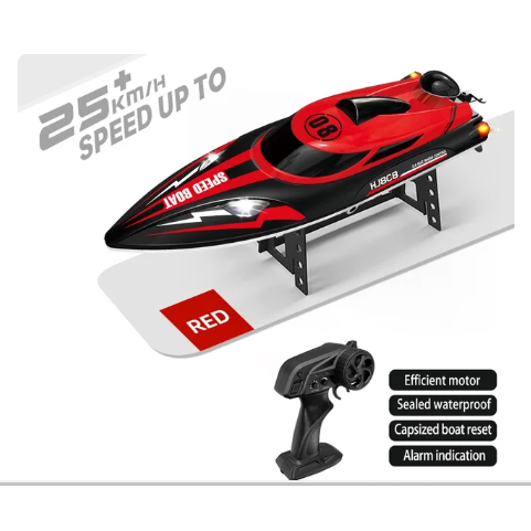 Lancha Barco Controle Remoto Alta Velocidade HJ 808 25km\h 2.4GHZ ...