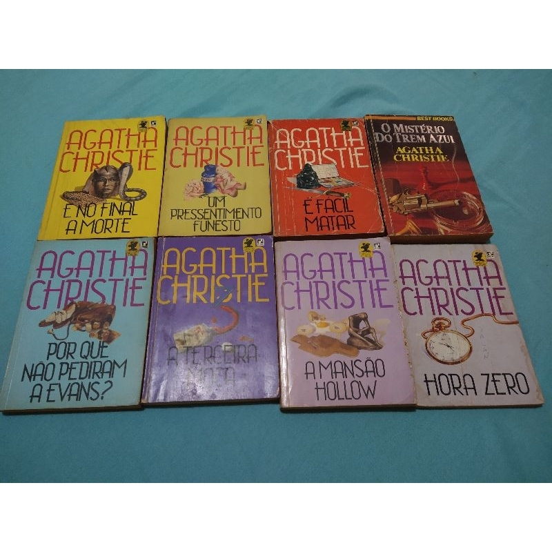 Coleção 8 Livros Agatha Christie | Shopee Brasil