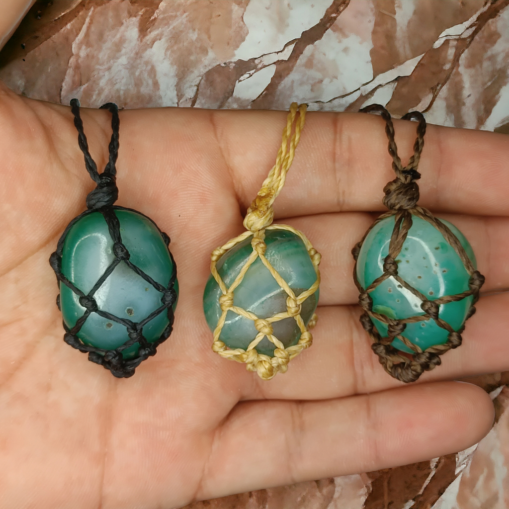 Colar Hippie Castroado Pedras Naturais Na Redinha + Pulseira | Shopee ...