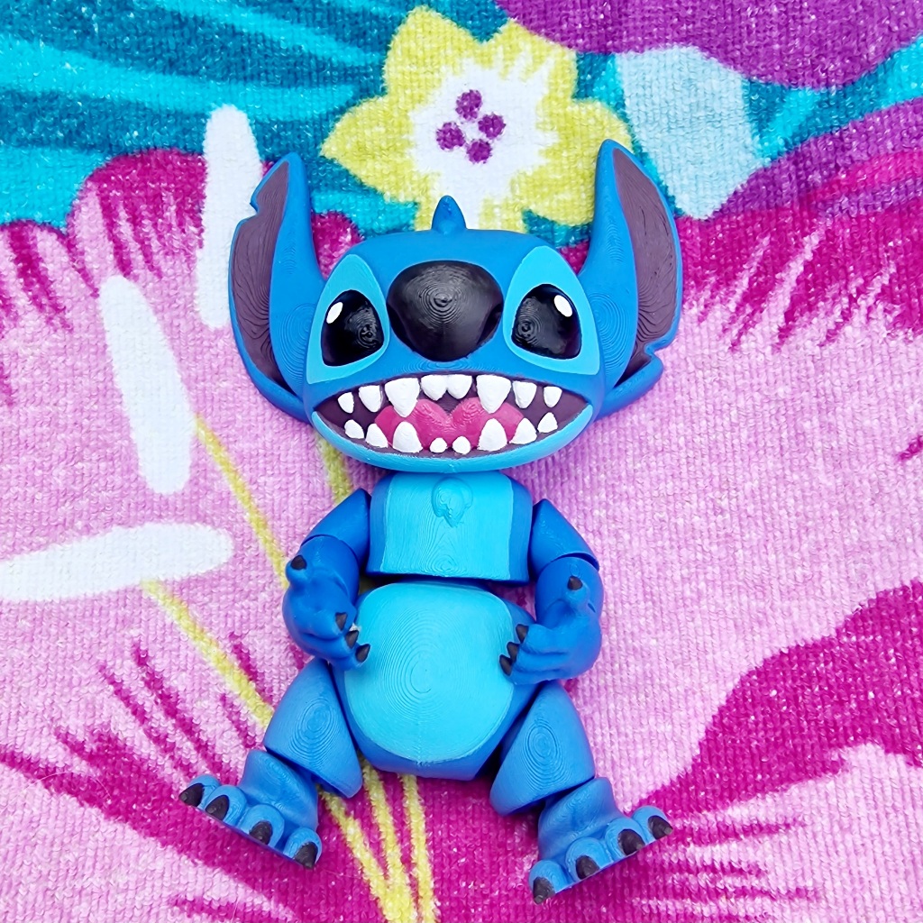Stitch - Personagem do filme Lilo e Stitch - Articulado - 15cm | Shopee ...