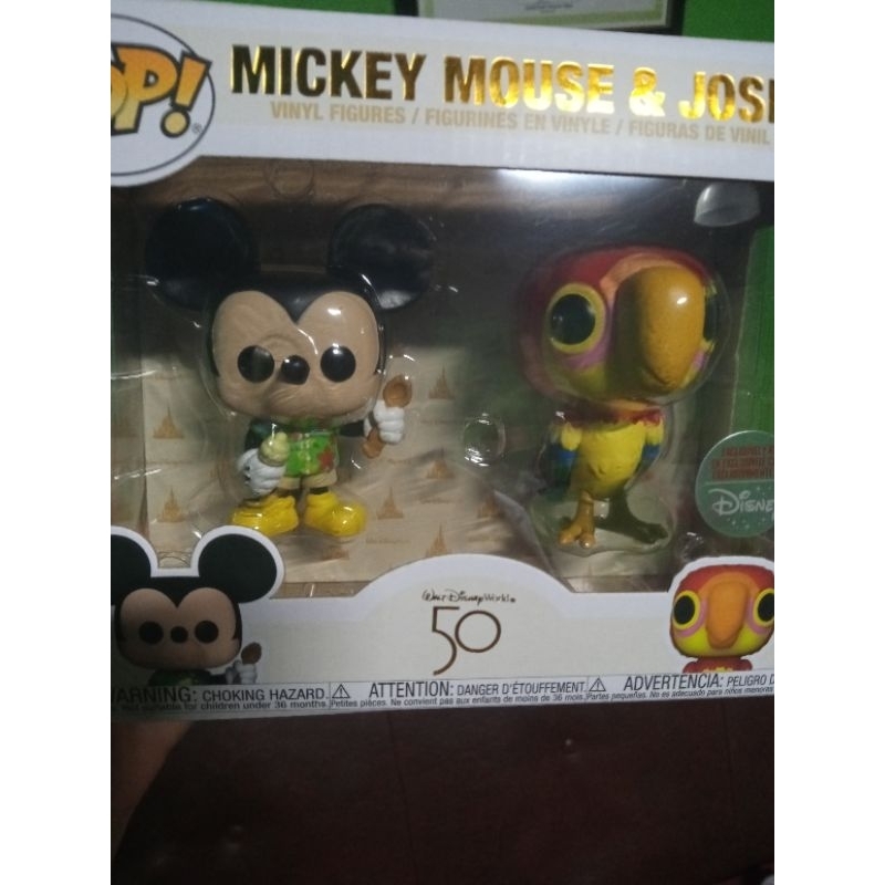 Funko pop Disney Mickey mouse e José | Shopee Brasil