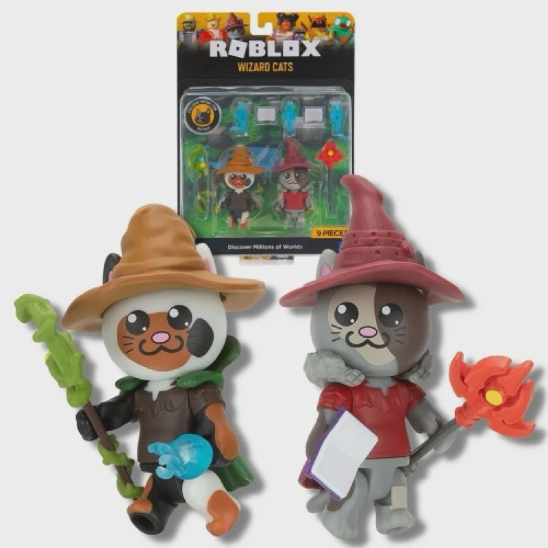 Bonecos Roblox - Wizard Cats - Pack com 2 Figuras - Sunny | Shopee Brasil