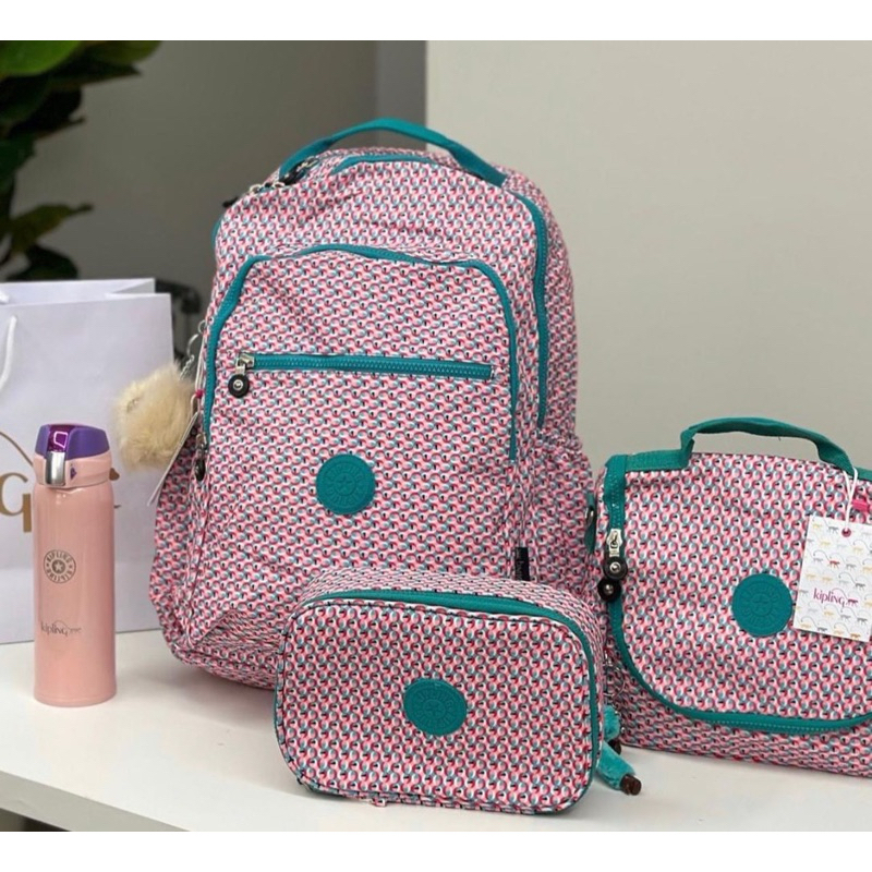 kit Mochil, estojo, lancheira e garrafa | Shopee Brasil