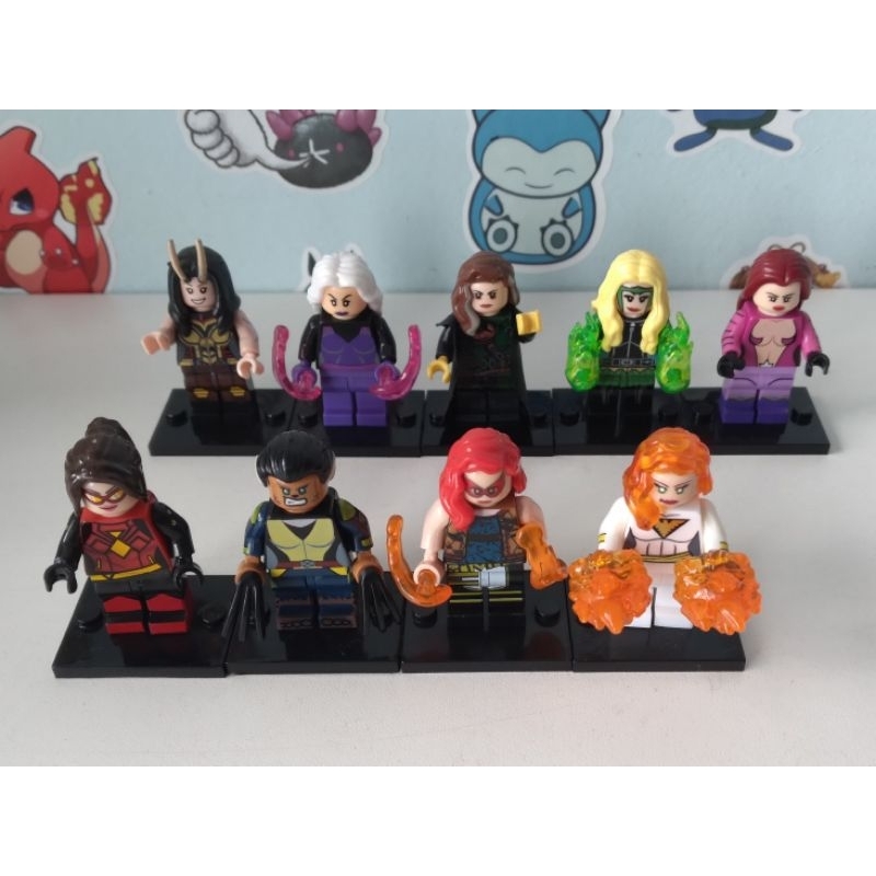 VALOR EM UM BONECO LEGO MULHERES MARVEL CLEA STRANGE FLAMA STARFIRE ...