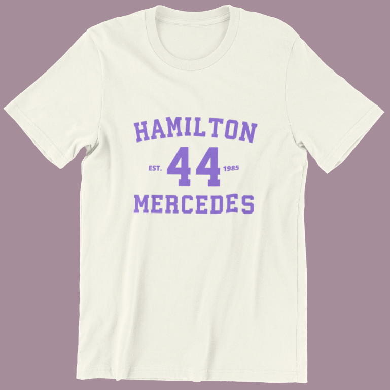 CAMISETA LEWIS HAMILTON COLLEGE FONT 100% ALGODÃO | Shopee Brasil