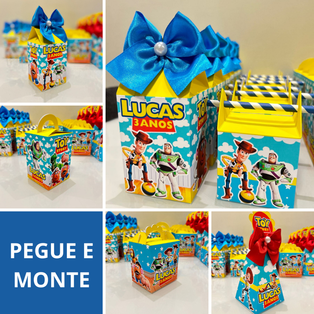 Personalizados Toy Story - Pegue e Monte | Shopee Brasil