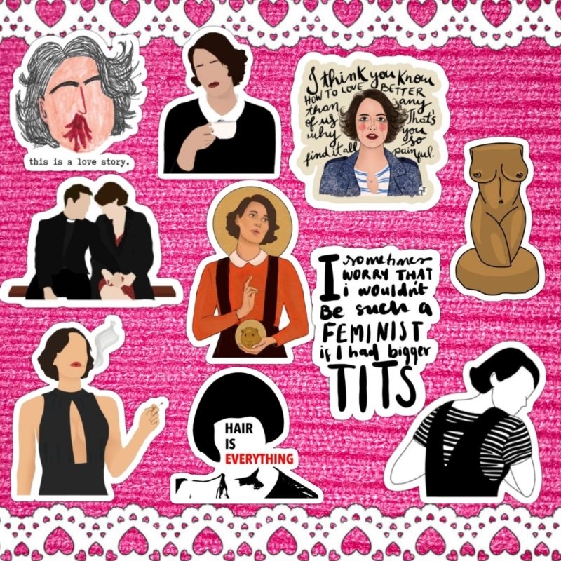 kit stickers adesivos fleabag serie | Shopee Brasil