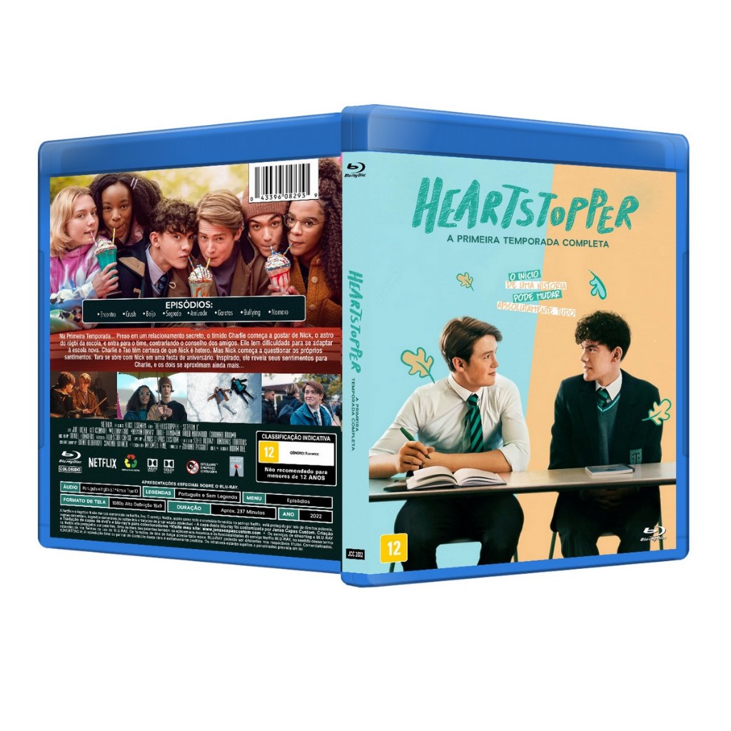 Blu-ray: Heartstopper - A Primeira Temporada DUB/LEG [PERSONALIZADO ...