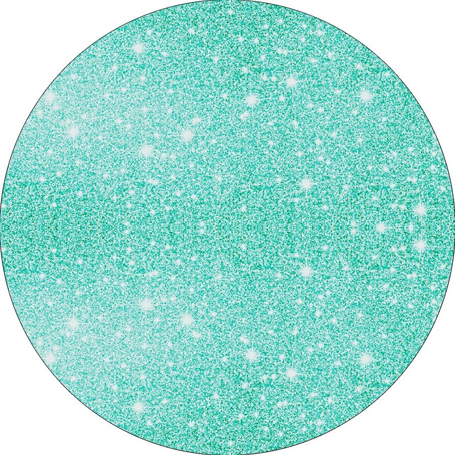 Painel De Festa Redondo Em Tecido - Efeito Glitter Verde Água 056 ...