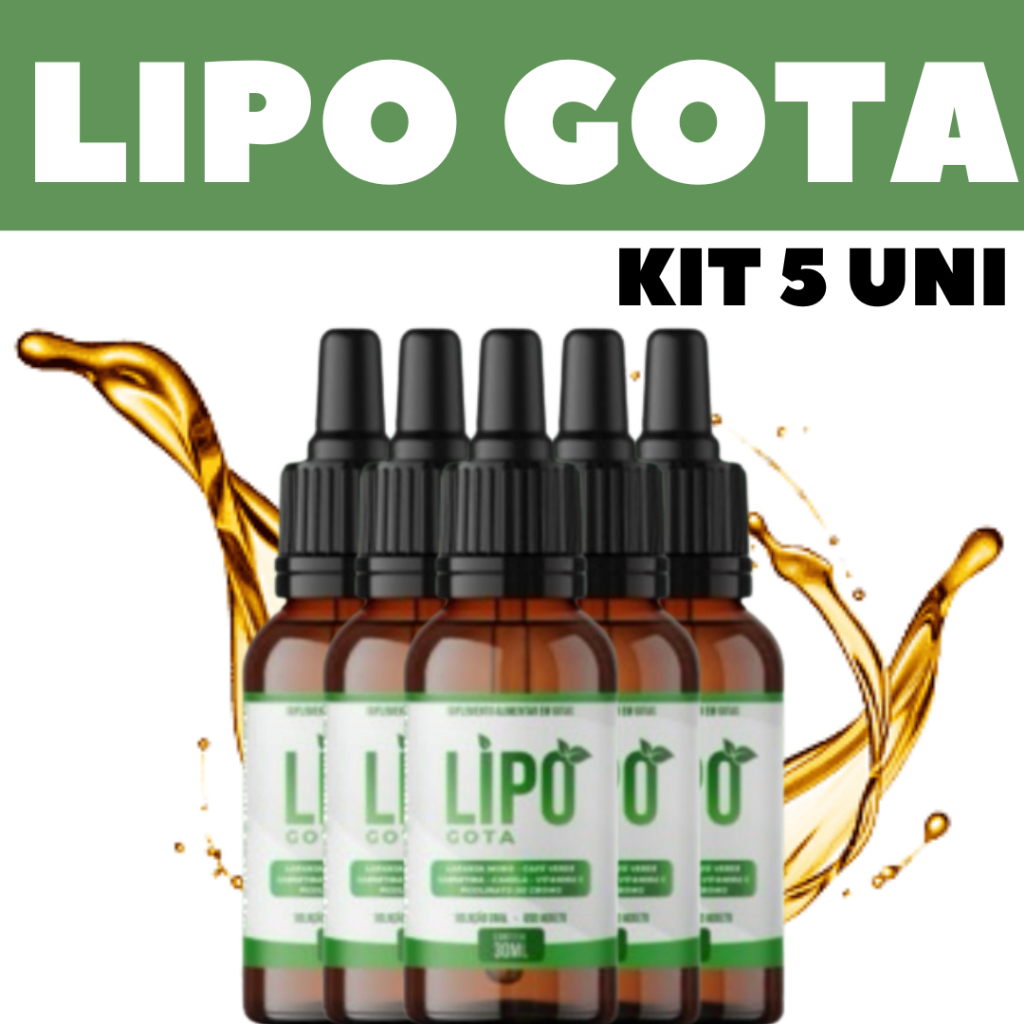 5 LIPO GOTAS ORIGINAL MEGA POTENTE | Shopee Brasil