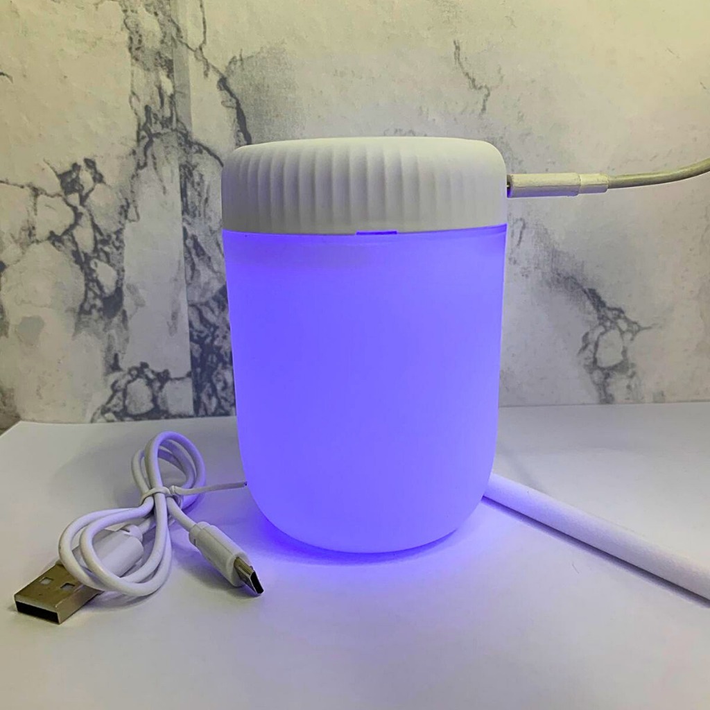 Umidificador De Ar H2O 200ml Portátil Usb Ultrassônica Coloridos LED ...