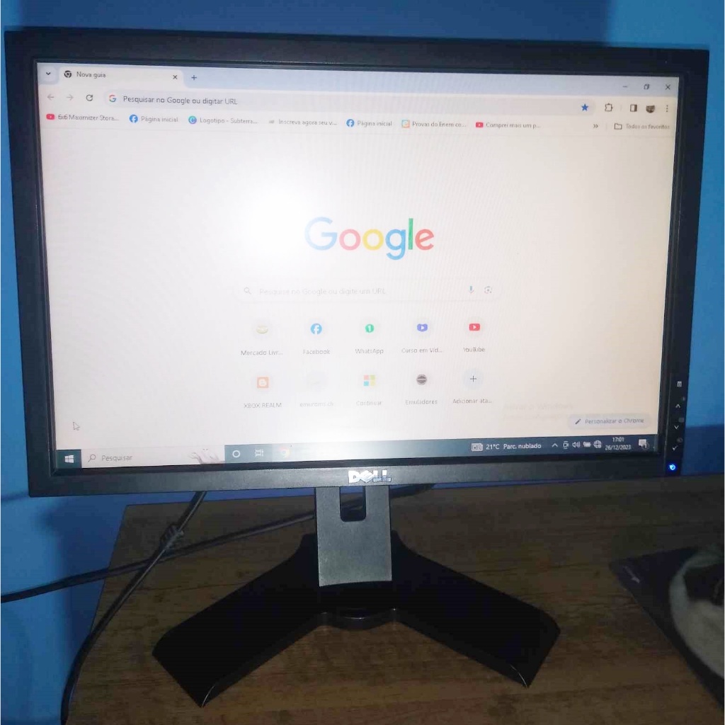 Monitor Dell Lcd 19 Polegadas E1909wc - Usado | Shopee Brasil