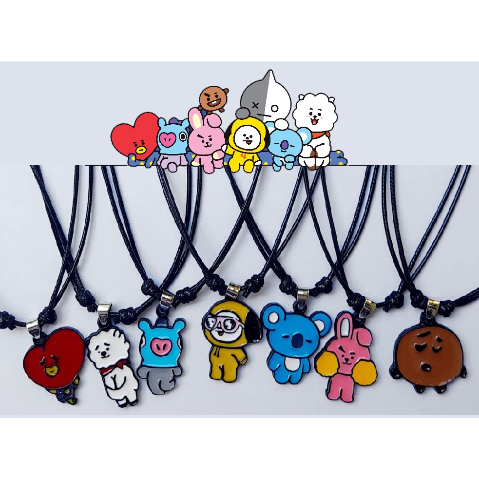 Colar BTS - BT21 | Shopee Brasil