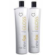 Fox Escova Progressiva New Fox Gloss Kit 2x1L (Original) | Shopee Brasil