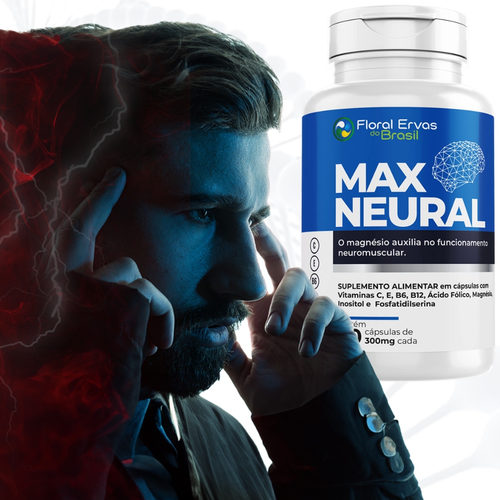 Max Neural 60cp 500mg - Auxilia no funcionamento Neuromuscular ...