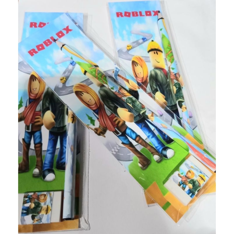 10 kits de lápis e mini borracha ROBLOX | Shopee Brasil