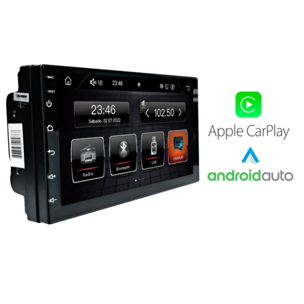 Central Multimidia Roadstar Carplay Android Auto Bluetooth RS-708BR | Shopee Brasil