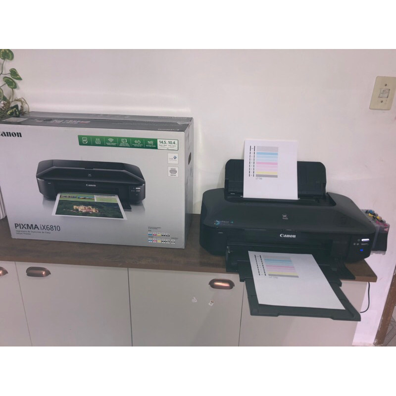 Super Impressora A3 Canon IX6810 Nova+bulkink novo+Perfeita! | Shopee ...