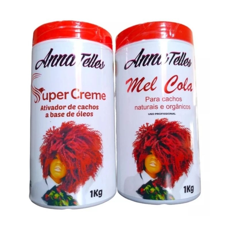 Kit Anna Telles Mel Cola + Super Creme | Shopee Brasil
