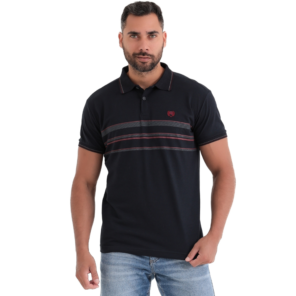 Camisa Masculina Gola Polo Gangster Original Exclusiva Premium Slim ...