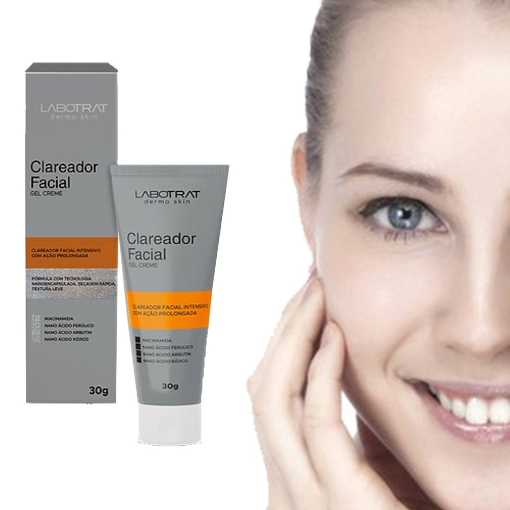 Gel Creme Clareador Facial Para Clarear Manchas Pele No Rosto Melasma ...