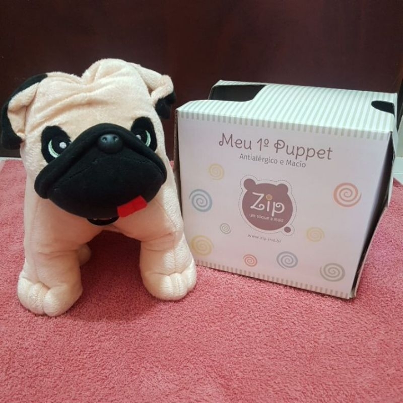Meu primeiro puppet Pug Zé | Shopee Brasil