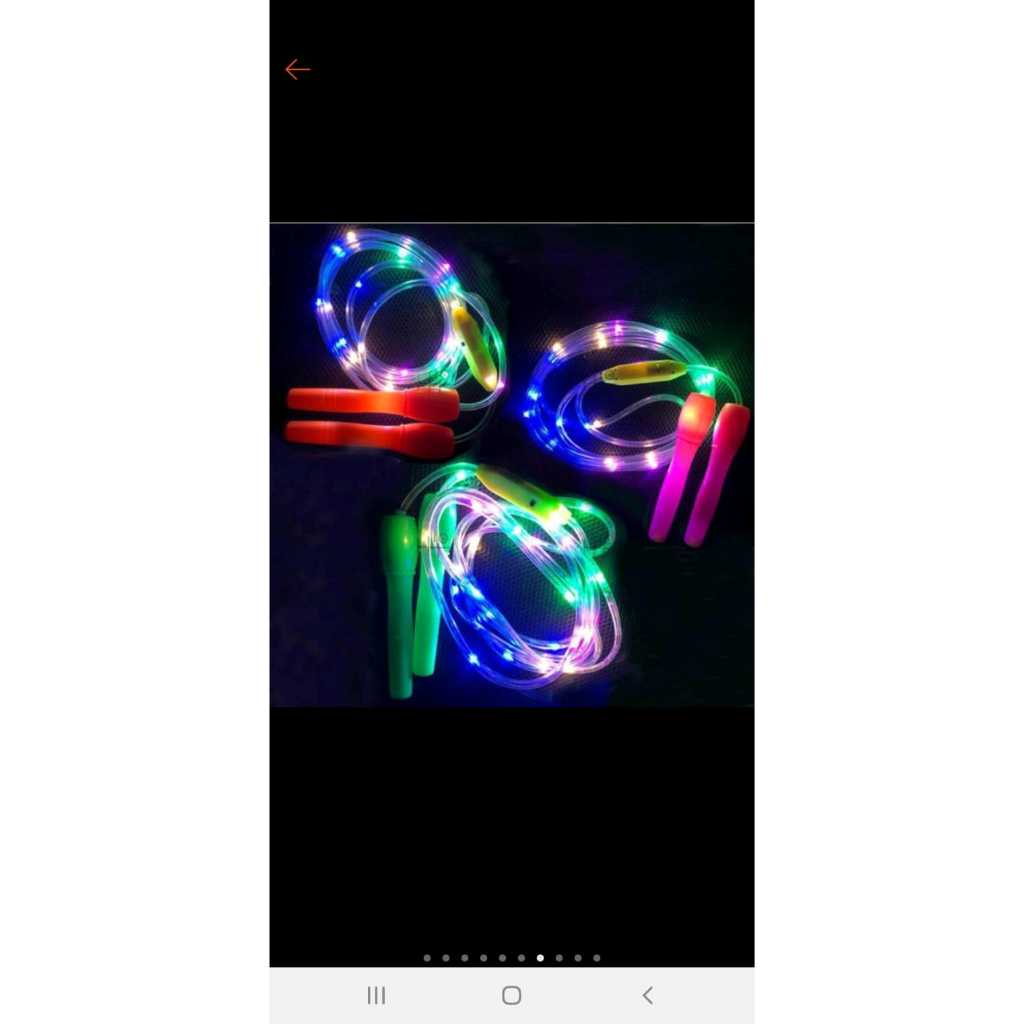 CORDA DE PULAR COM LED PISCA PISCA / SEM LED | Shopee Brasil