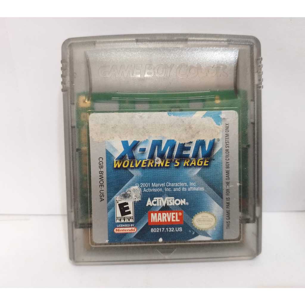 X - Men Wolverine`s rage Game Boy Color/GBA | Shopee Brasil
