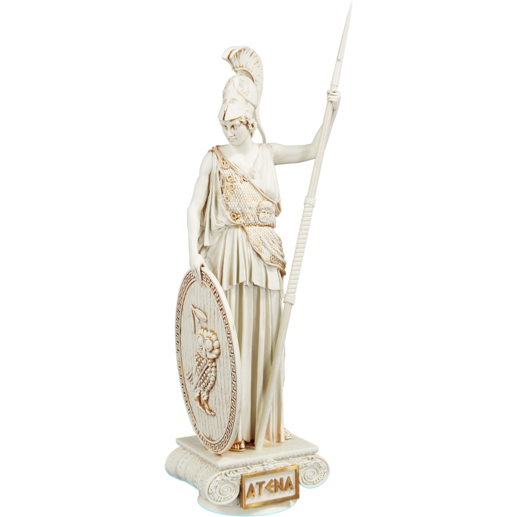 Estátua Atena Deusa Minerva Imagem Athena | Shopee Brasil