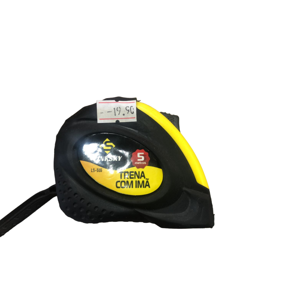 Trena Profissional Emborrachada Trava e Imã Ponta 5m x 19mm | Shopee Brasil
