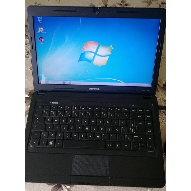 Notebook Usado Barato HP Compaq CQ43 HD 500GB Funcionando Windows 7 ...