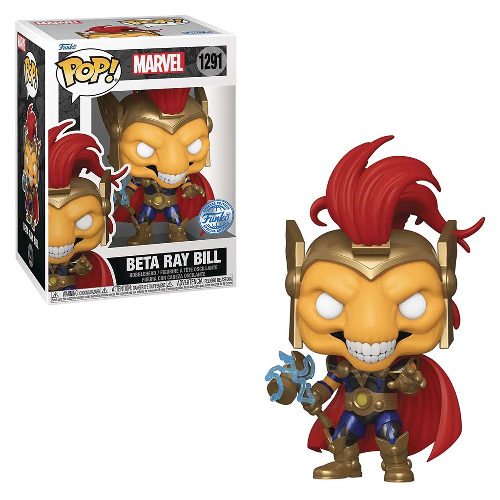 FUNKO POP MARVEL EXCLUSIVE - BETA RAY BILL 1291 NOVO ORIGINAL | Shopee ...