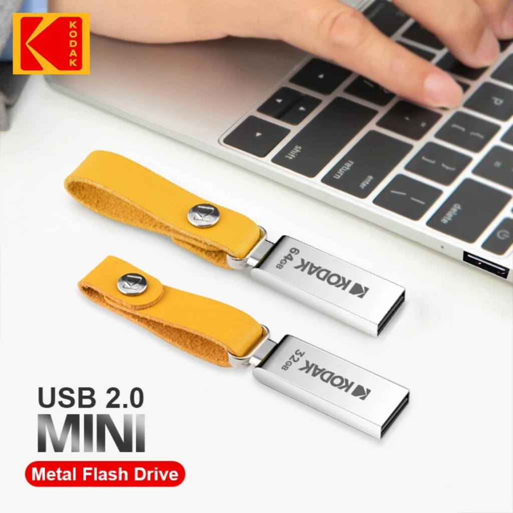 Pen Drive Kodak 32GB 64GB USB 2.0 PenDrive Corpo em Metal Alta Velocidade Compatível com PC ...