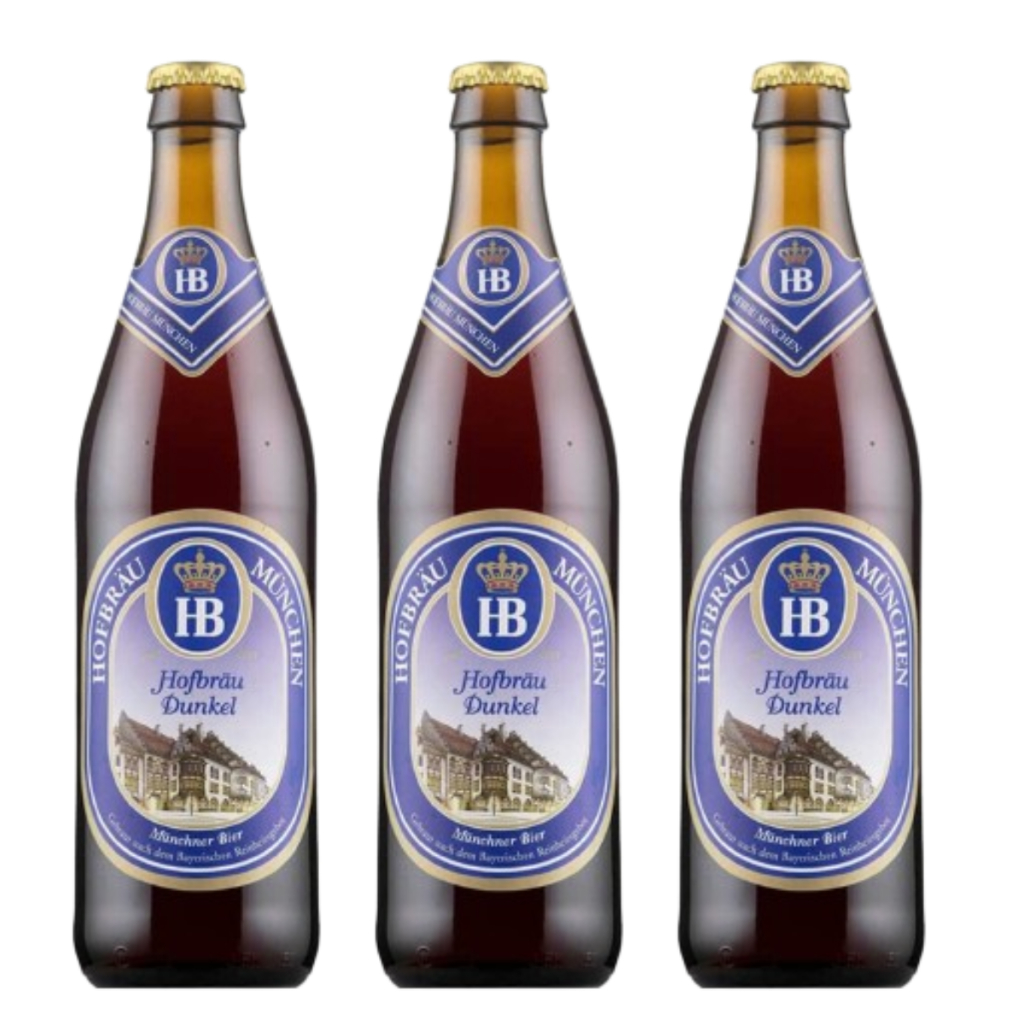 Cervejas Alemãs HB Hofbräu Dunkel 500ml | Shopee Brasil