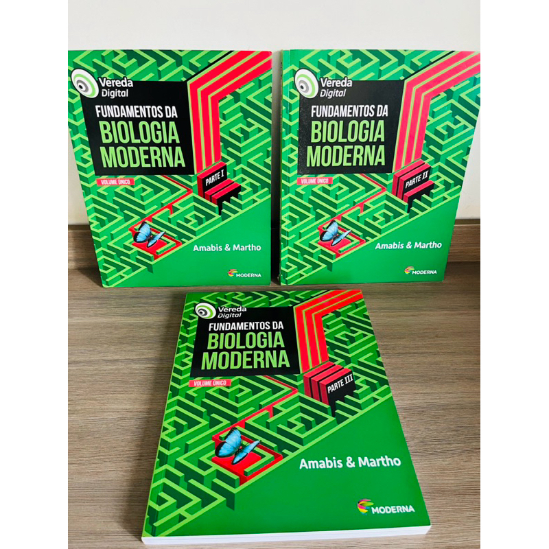Fundamentos da Biologia Moderna Volume Único - Amabis & Martho | Shopee ...