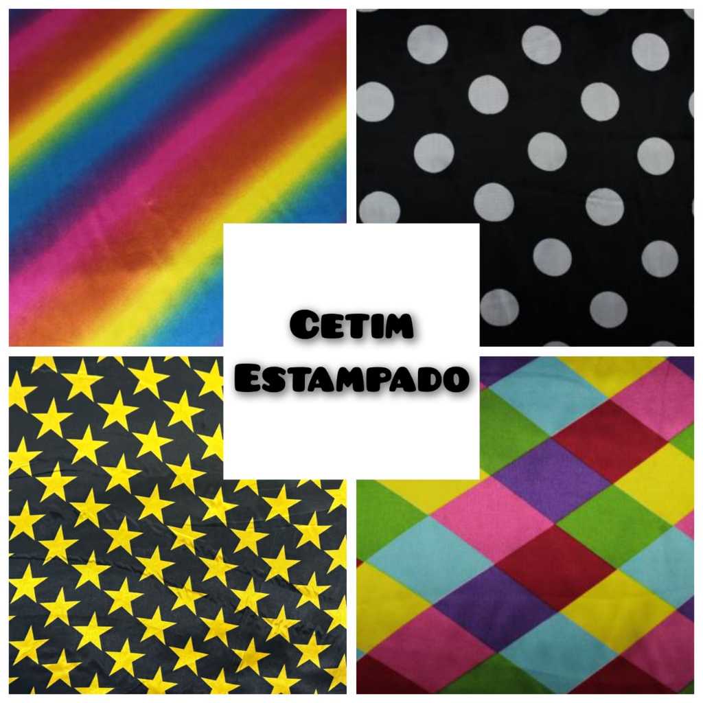 5 Metros Tecido Cetim Charomusse Estampado Fantasia Carnaval 5m Comp.x ...